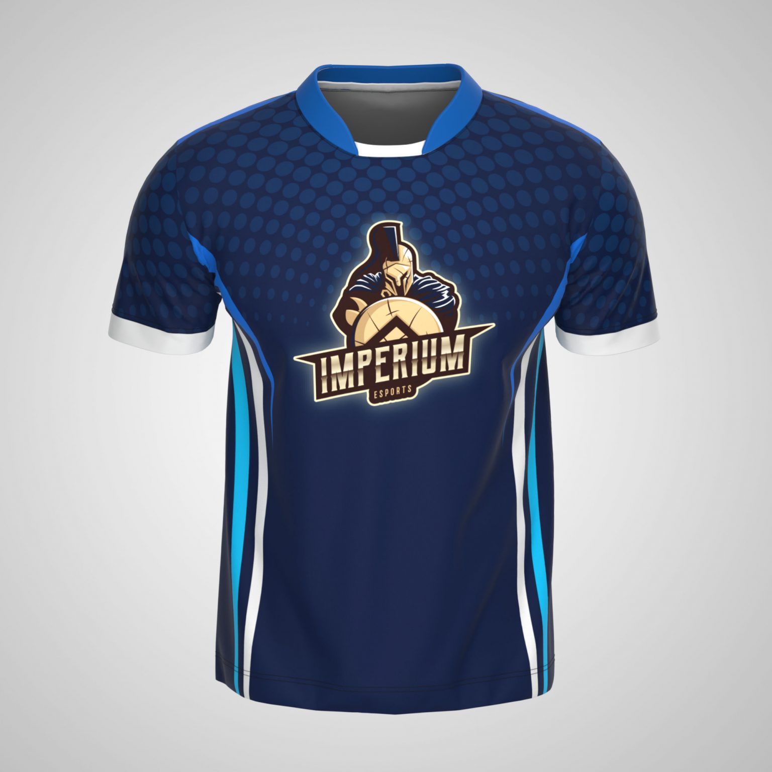 Full Sublimation Men's Chinese Collar Shirt - Hybrid Polo Shirt and T-Shirt