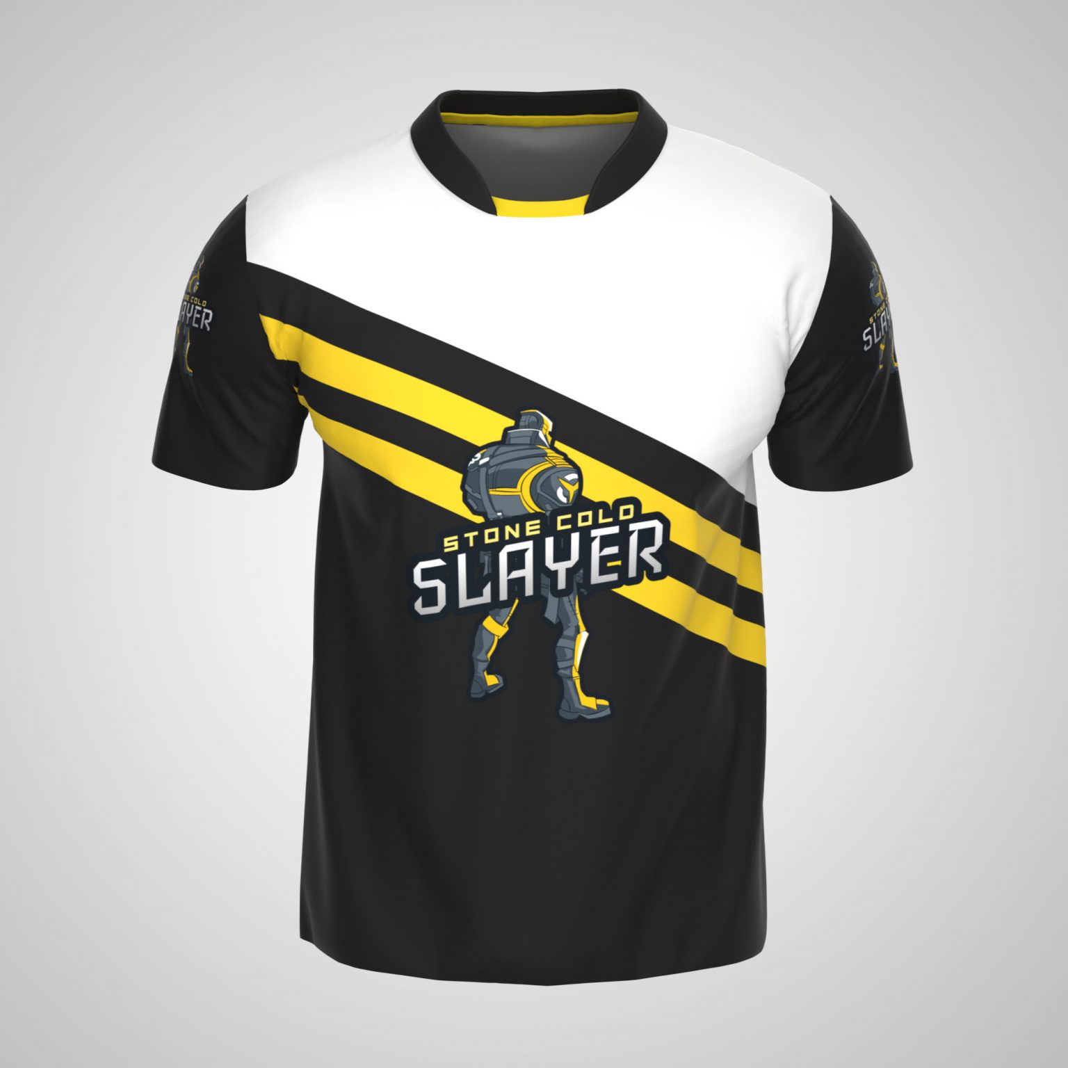 Full Sublimation Men's Chinese Collar Shirt - Hybrid Polo Shirt and T-Shirt